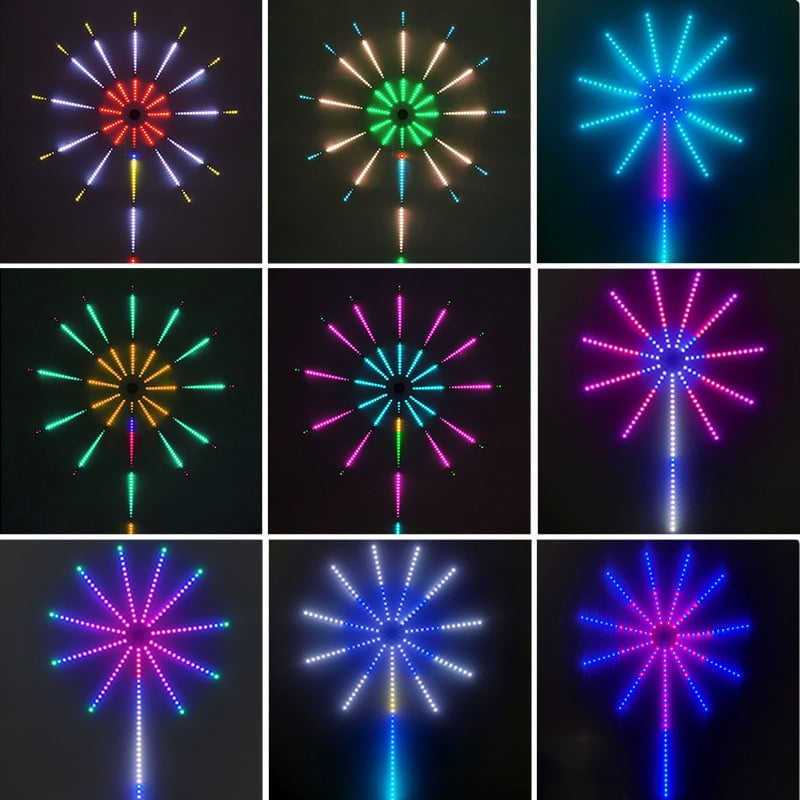 lusailstore - WiFi Bluetooth Smart Fireworks Led Light