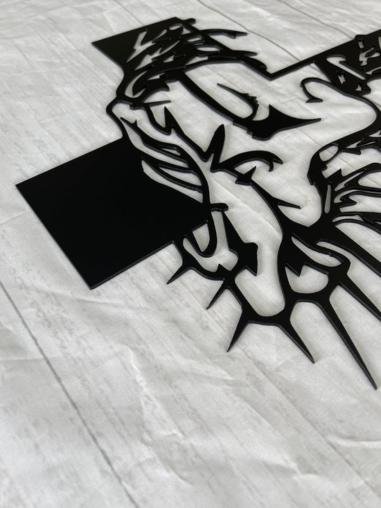 lusailstore - jesus cross metal sign christ wall art decorations