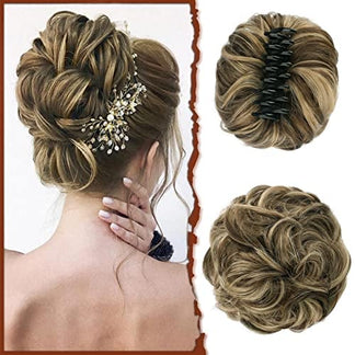 lusailstore™-Claw Clip Messy Bun Hair Piece