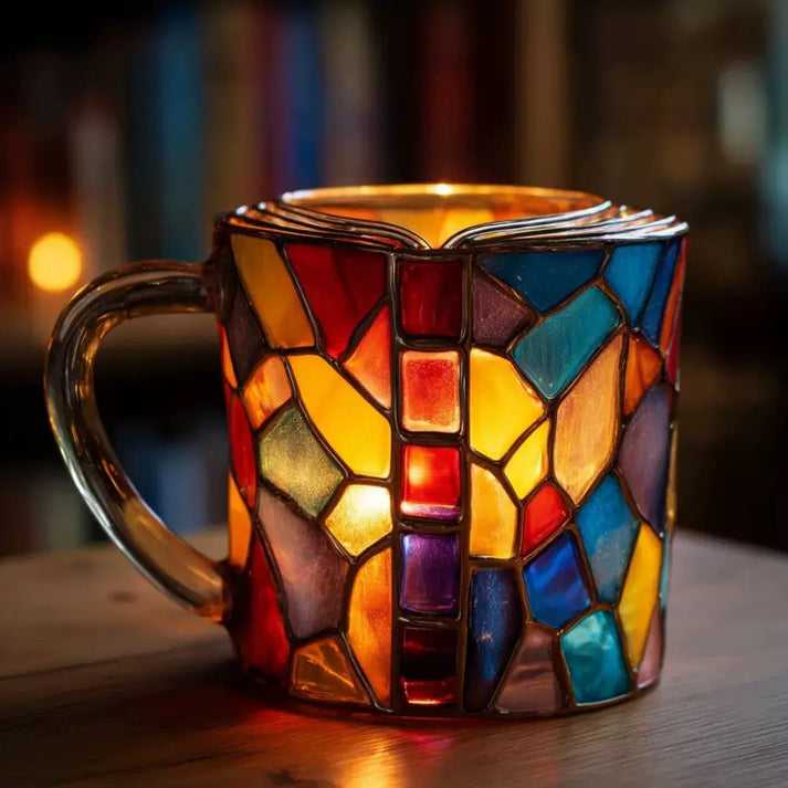 lusailstore - unique book stack coffee cup